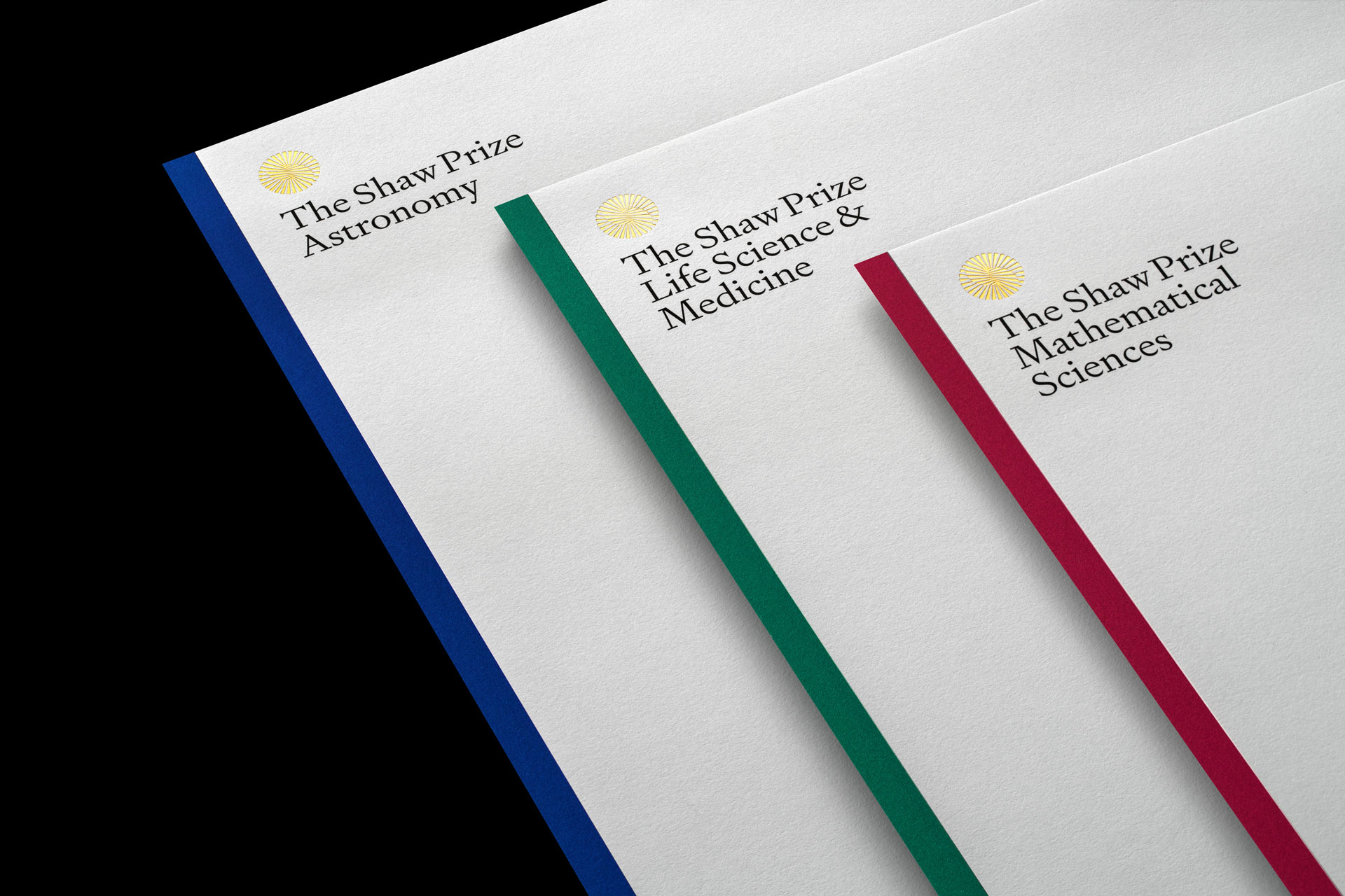 The Shaw Prize | Brand Identity | Toby Ng Design